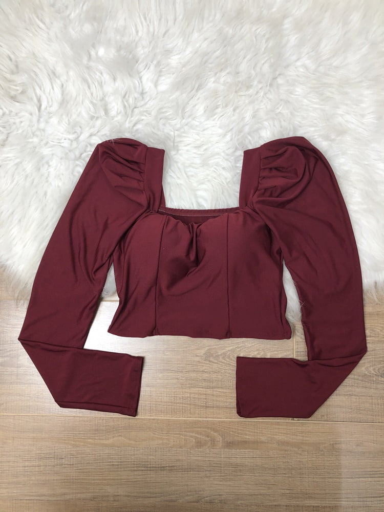 Cropped Princess Manga Longa - La Luna Online
