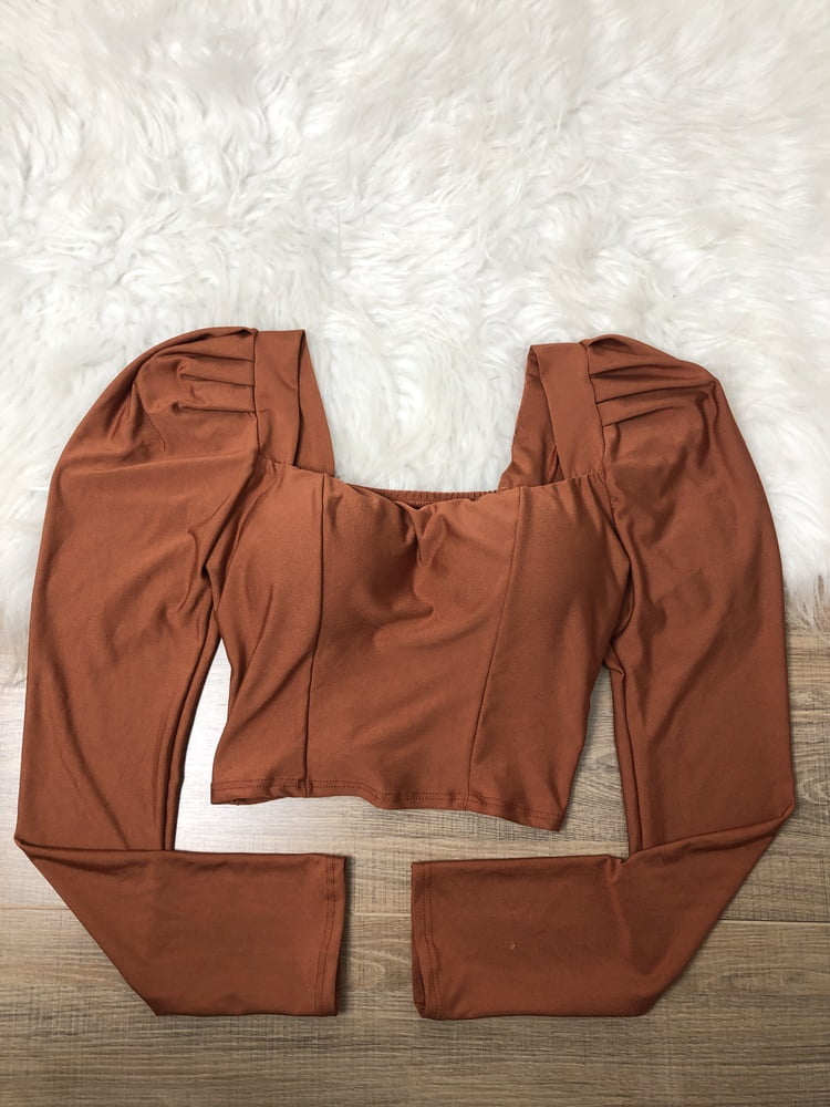 Cropped Princess Manga Longa - La Luna Online